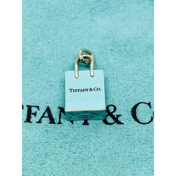 Tiffany & Co. | Jewelry | Tiffany Co Sterling Silver Blue Enamel ...